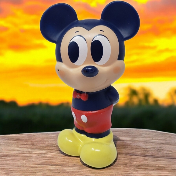 Disney | Toys | Mickey Mouse Just Play Soft Figurine With Red Shorts ...